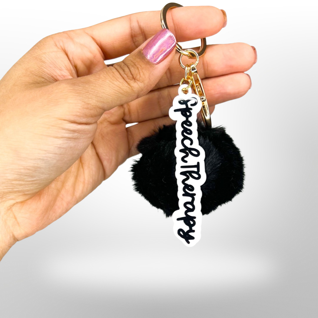 Speech Therapy Keychain - Bilingual Speechie