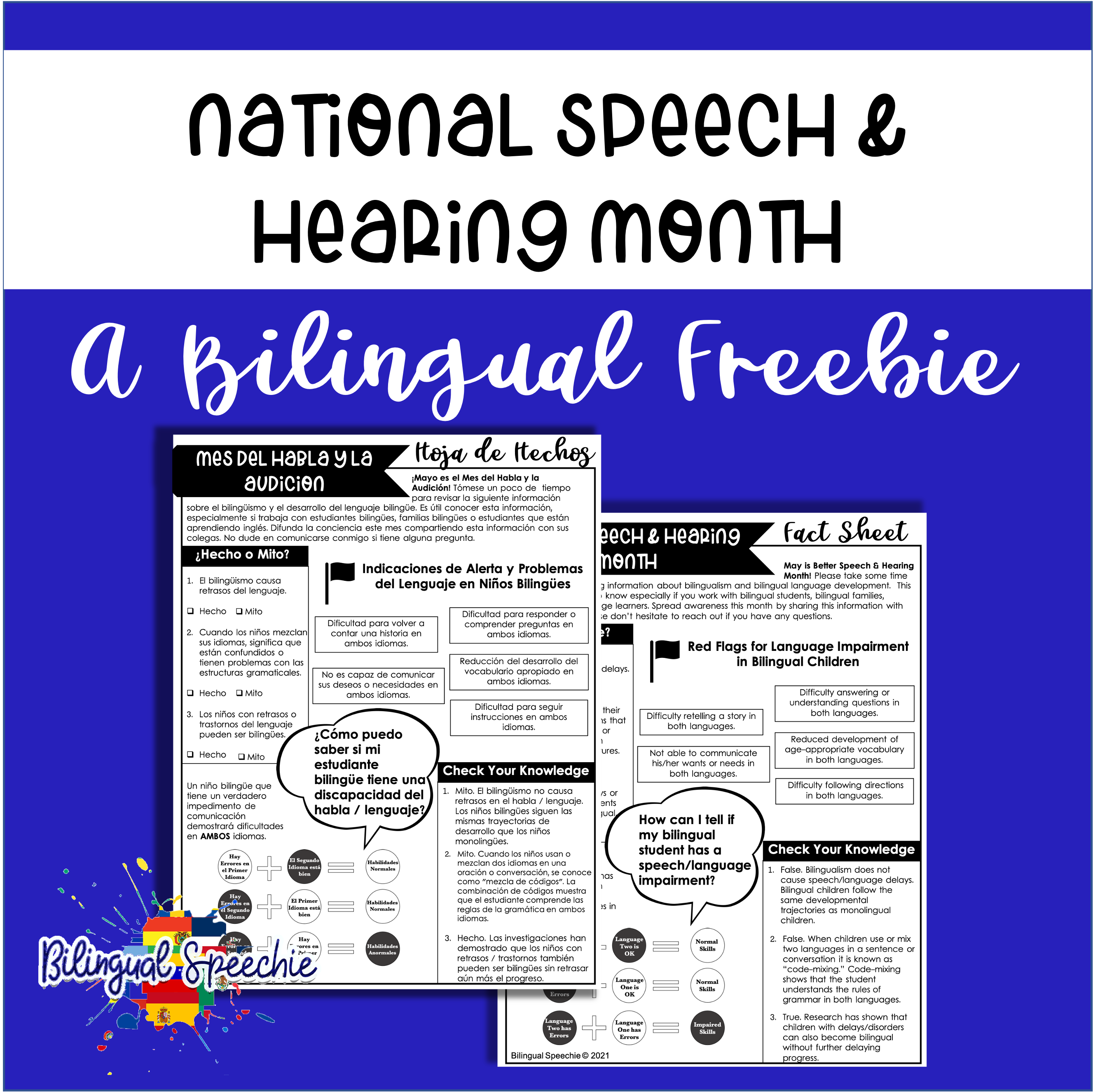 Parent Handouts - Bilingual Speechie