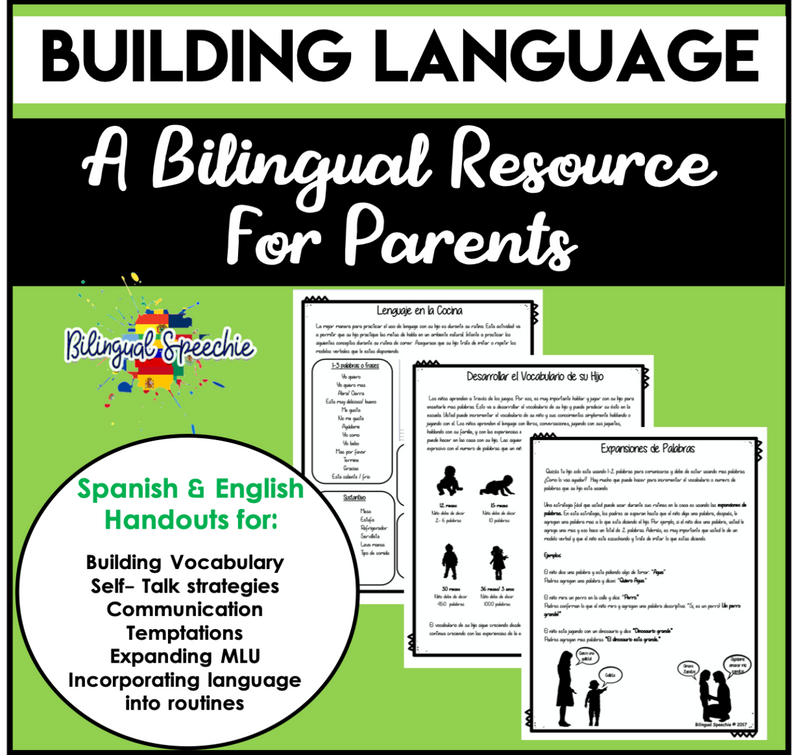 Parent Handouts - Bilingual Speechie
