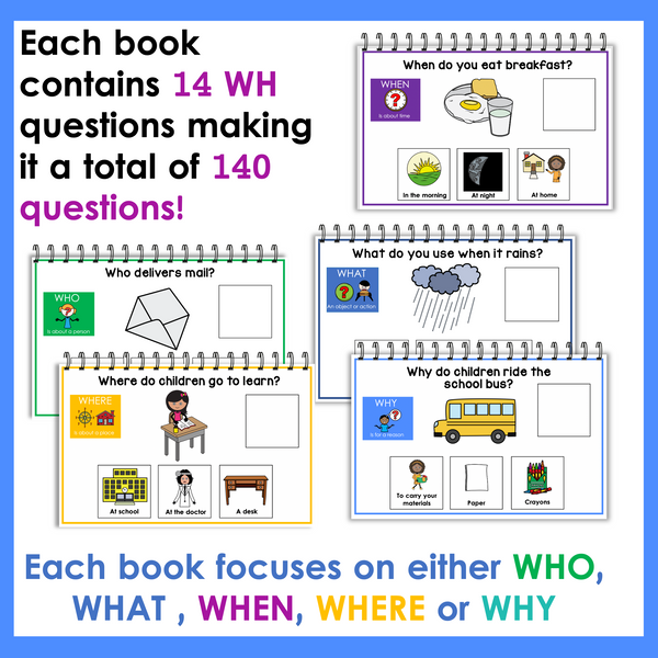 Bilingual WH Questions Mega Bundle for Speech Therapy - Bilingual Speechie