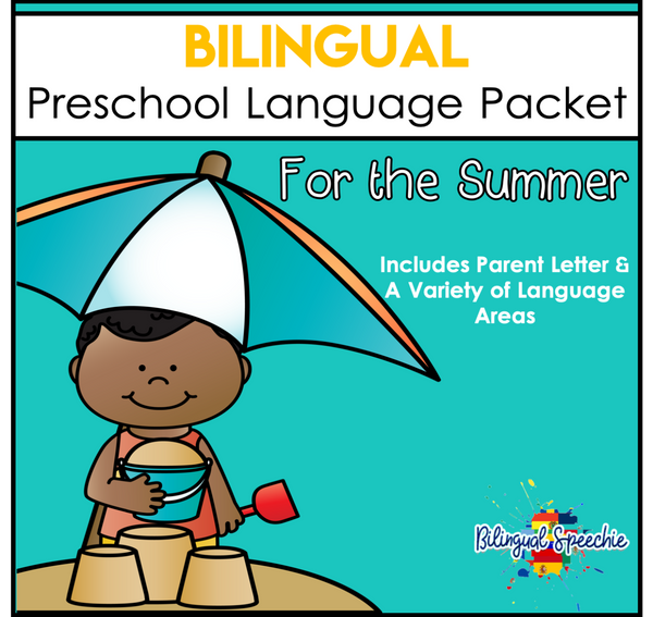 Bilingual Preschool Summer Language Packet - Bilingual Speechie