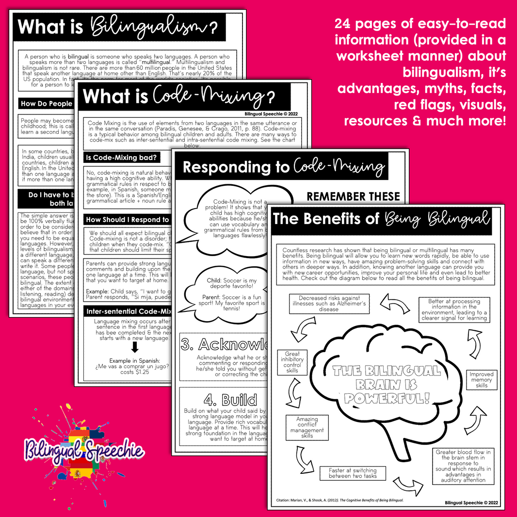 Parent Handouts – Bilingual Speechie